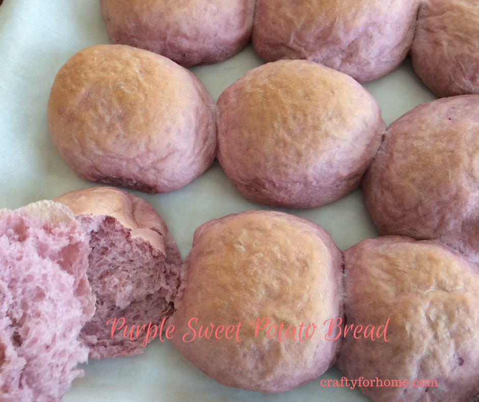 Purple Sweet Potato Bread | Crafty For Home