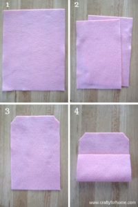 Easy Felt Envelope Tutorials | Crafty For Home