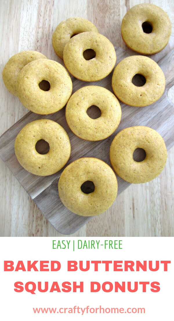 Baked Butternut Squash Donuts | Crafty For Home