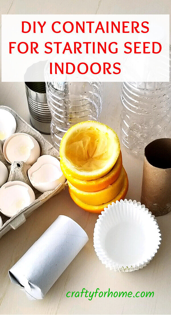 DIY Container For Starting Seeds Indoors | Crafty For Home