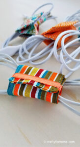DIY Fabric Cord Holder Tutorial | Crafty For Home
