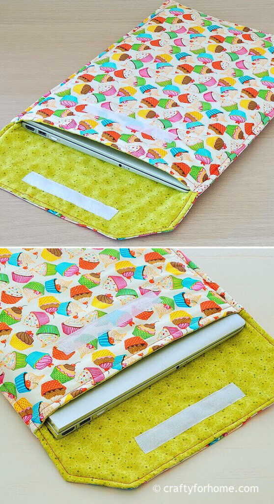 DIY Laptop Sleeve Tutorial From Fabric | Crafty For Home