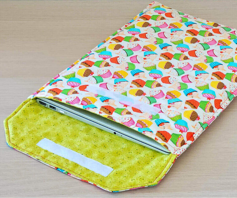 DIY Laptop Sleeve Tutorial From Fabric | Crafty For Home