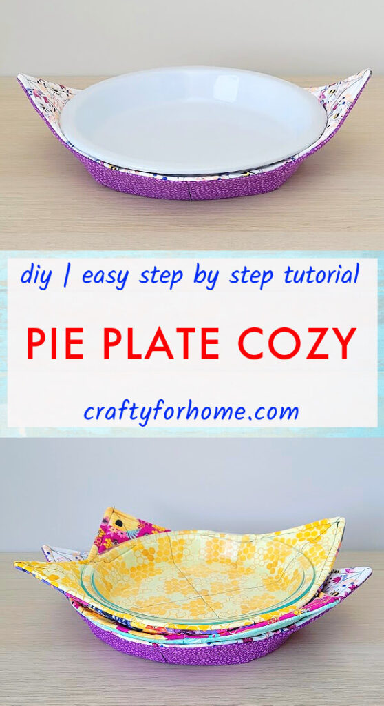Reversible Pie Plate Cozy: Easy Tutorial | Crafty For Home
