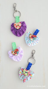 Heart-Shaped Fabric Yo Yo Tutorial | Crafty For Home