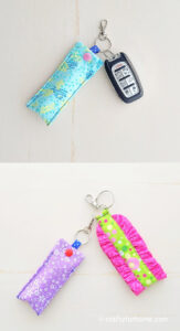 Chapstick Holder Keychain Sewing Tutorial | Crafty For Home