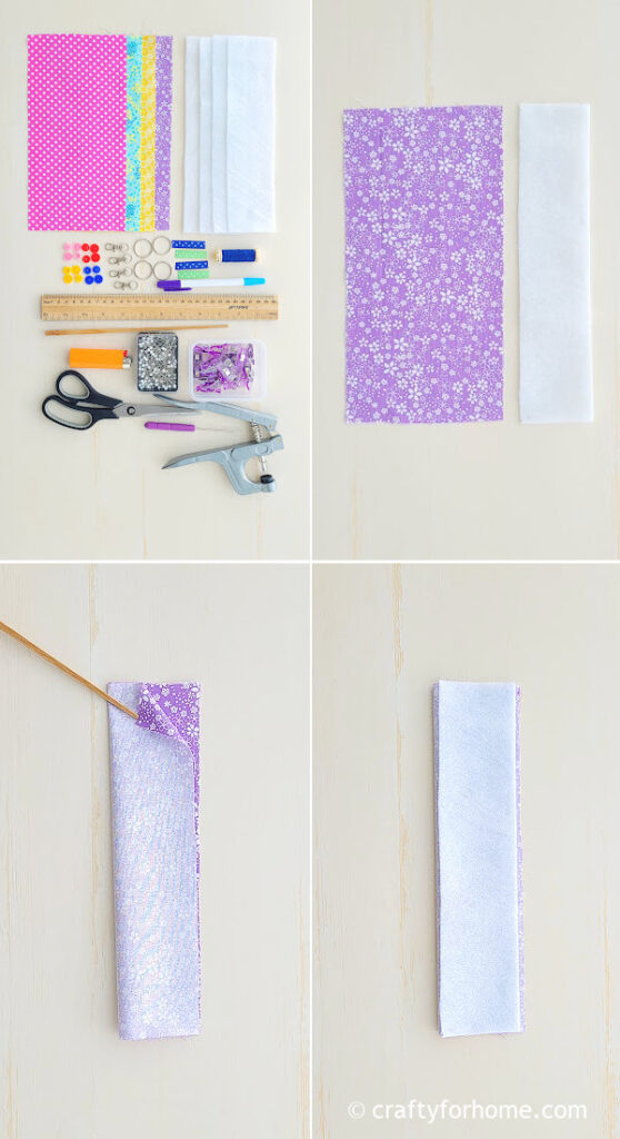 Chapstick Holder Keychain Sewing Tutorial | Crafty For Home