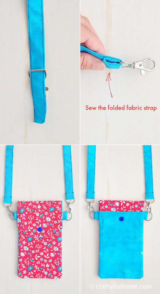 DIY Crossbody Cell Phone Bag Tutorial | Crafty For Home
