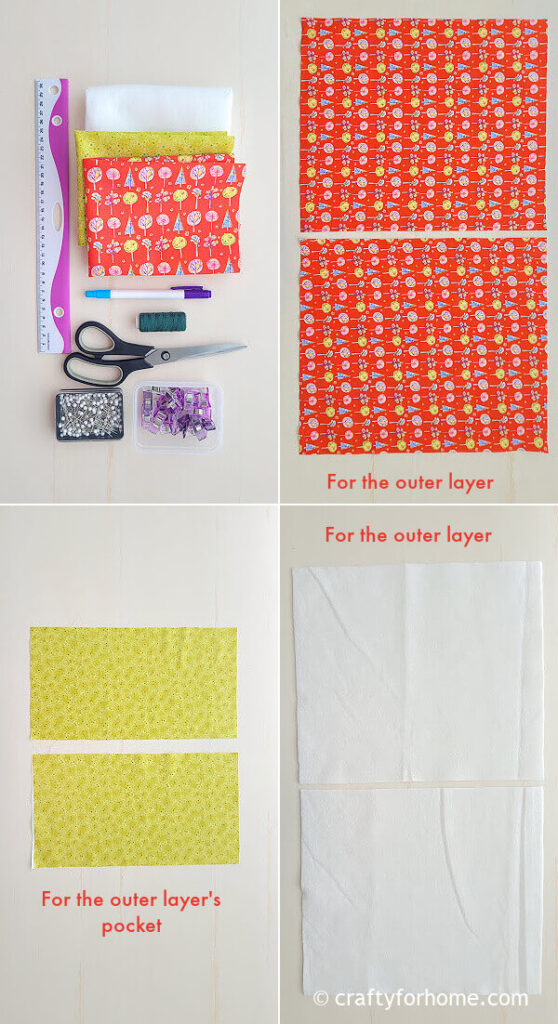 Easy Library Tote Bag Tutorial With Pocket | Crafty For Home