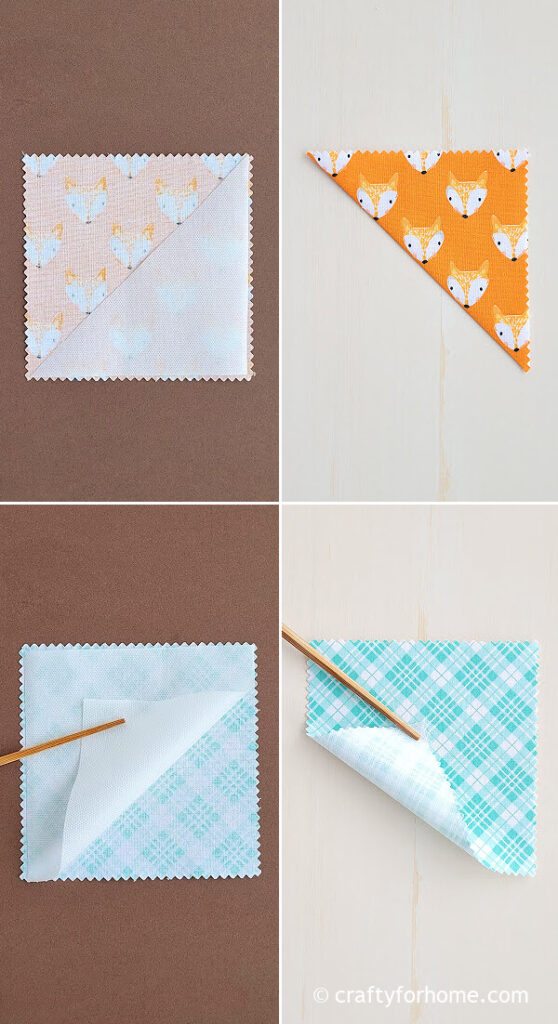 Easy Fabric Corner Bookmark | Crafty For Home