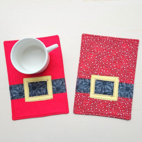 Easy Binding Mug Rug | Crafty For Home