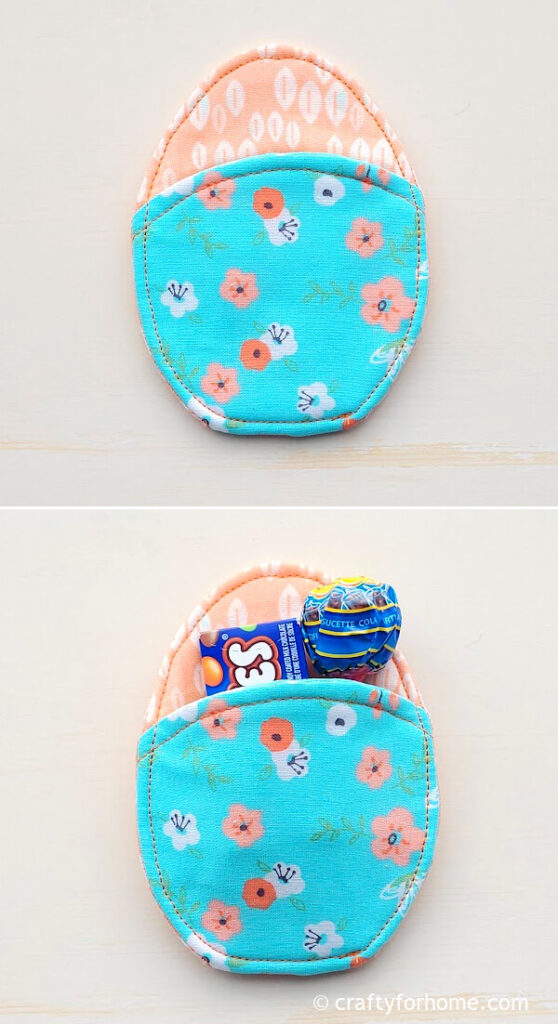Easy Easter Egg Treat Pouch Tutorial | Crafty For Home