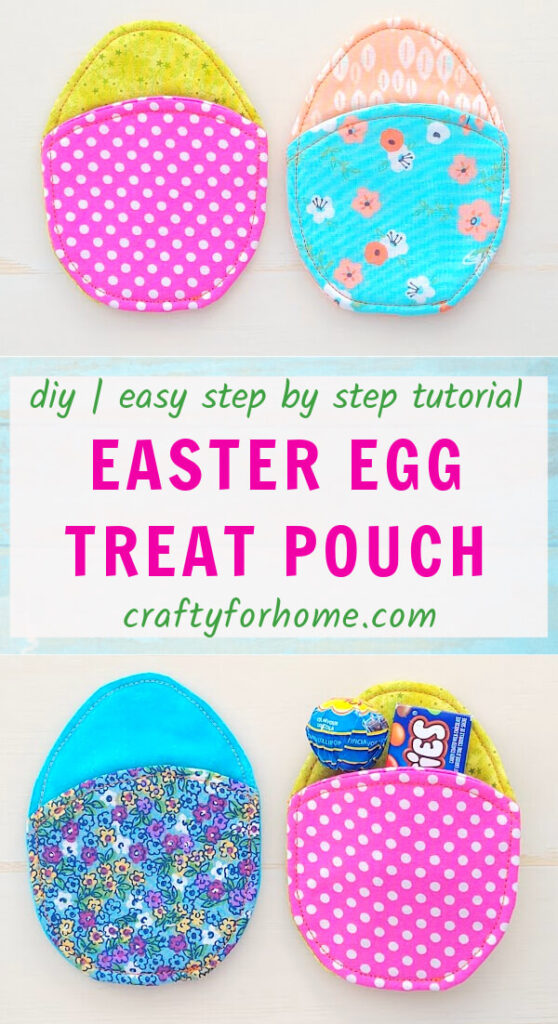 Easy Easter Egg Treat Pouch Tutorial | Crafty For Home