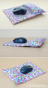 DIY Mouse Pad With Wrist Rest Tutorial | Crafty For Home