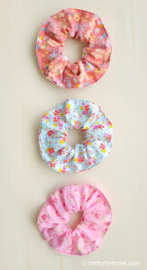 Hair Scrunchie Sewing Tutorial | Crafty For Home