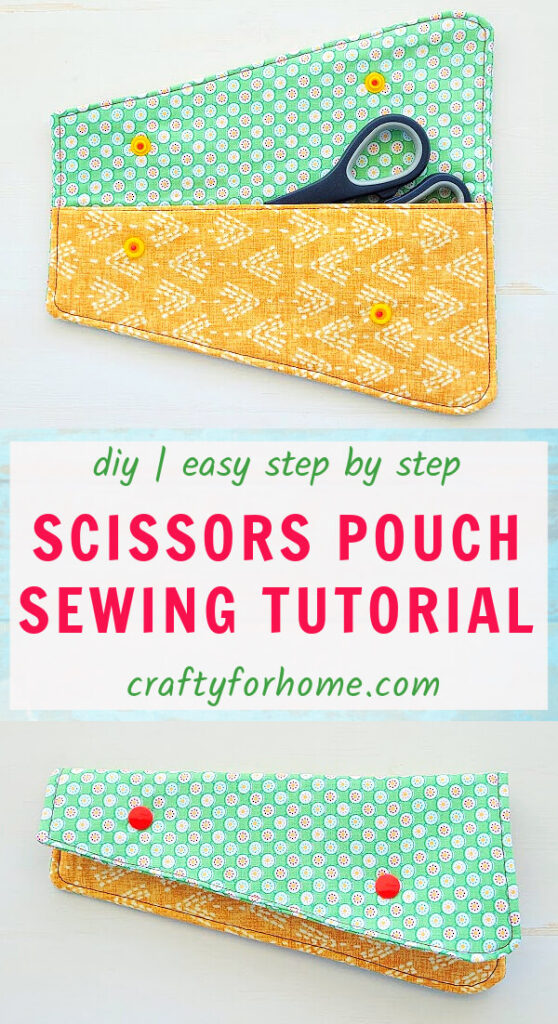 Easy Sewing Scissors Pouch Tutorial | Crafty For Home