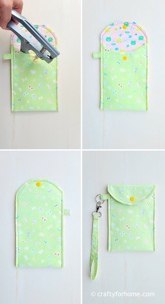 Cell Phone Pouch Bag Tutorial | Crafty For Home