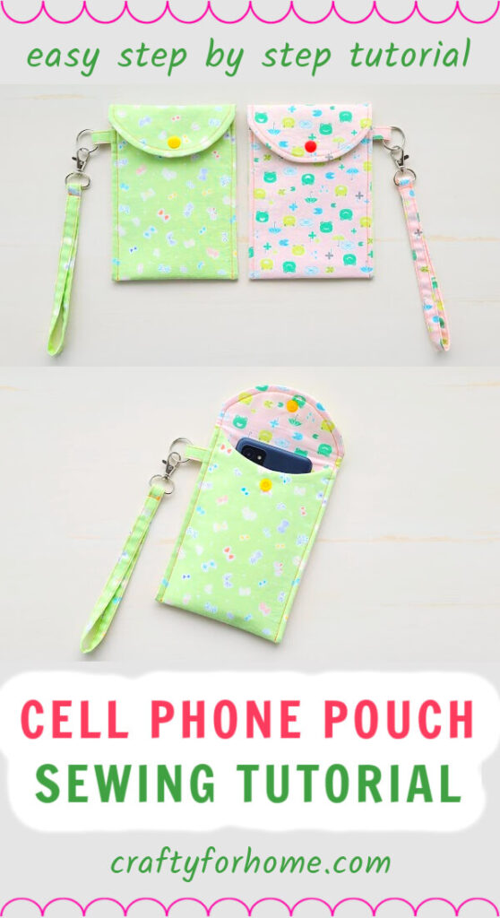 Cell Phone Pouch Bag Tutorial | Crafty For Home