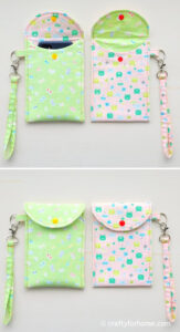Cell Phone Pouch Bag Tutorial | Crafty For Home