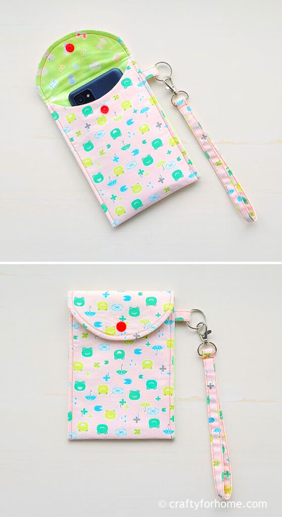 Cell Phone Pouch Bag Tutorial | Crafty For Home