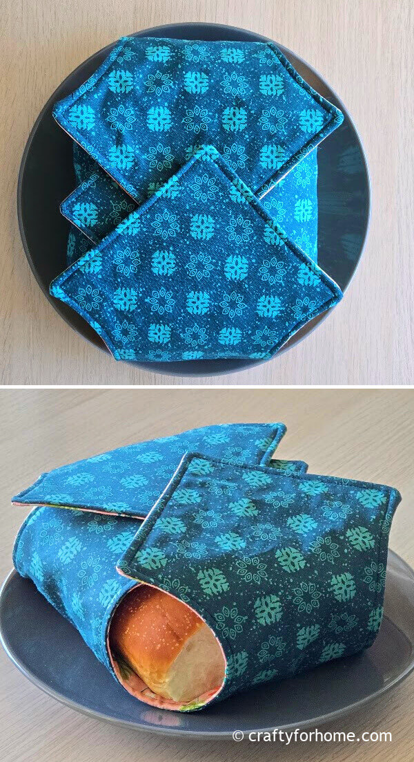 Fabric Bread Warmer Tutorial | Crafty For Home