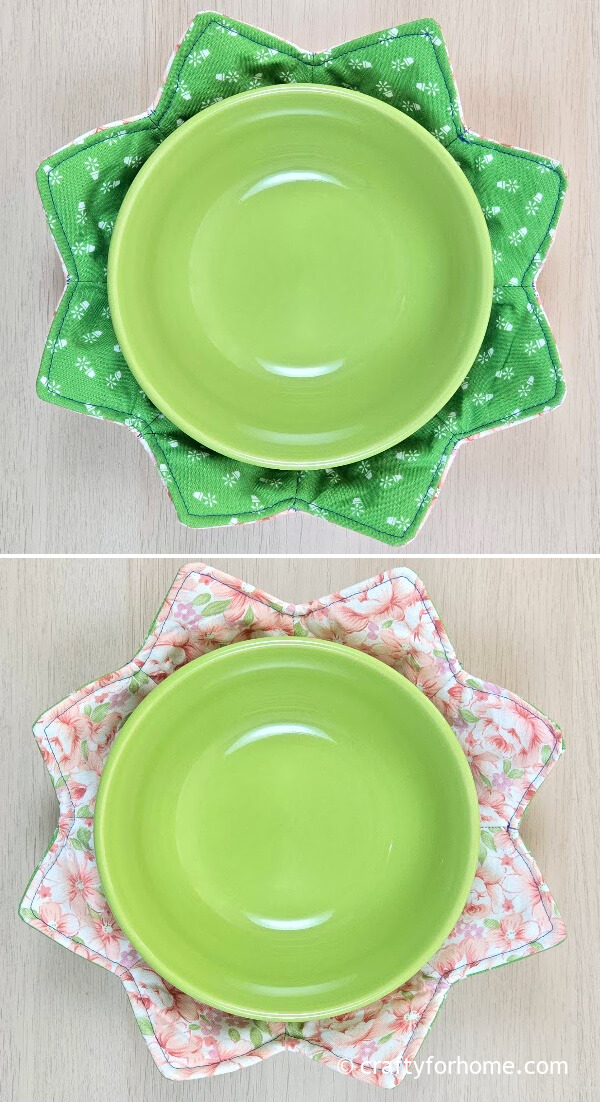 How To Make DIY Flower Bowl Cozy | Crafty For Home