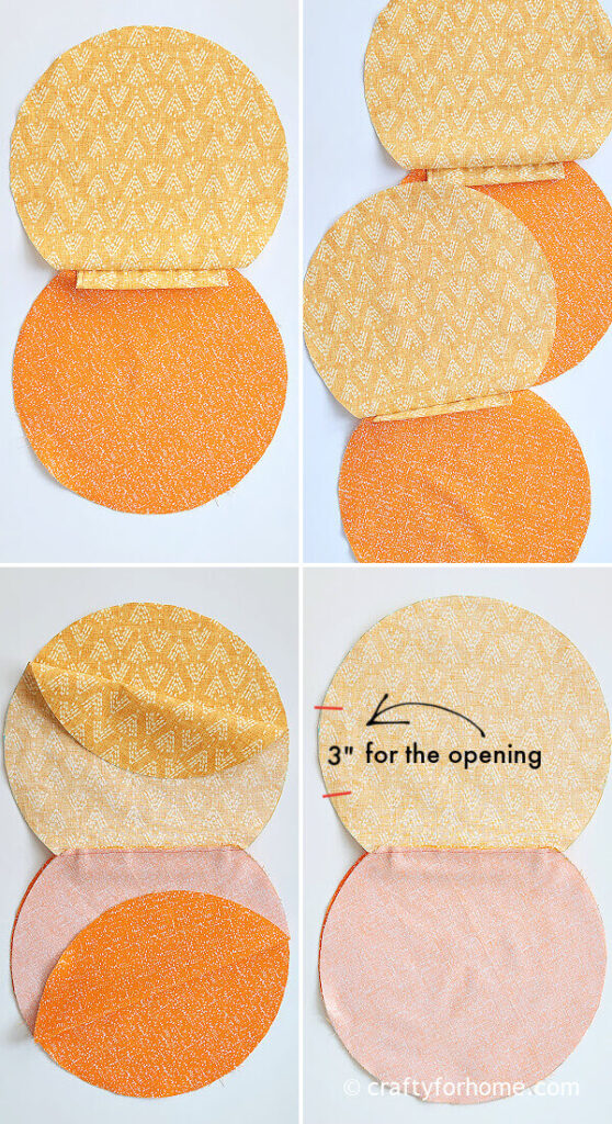 DIY Round Drawstring Bag Trick And Treat | Crafty For Home