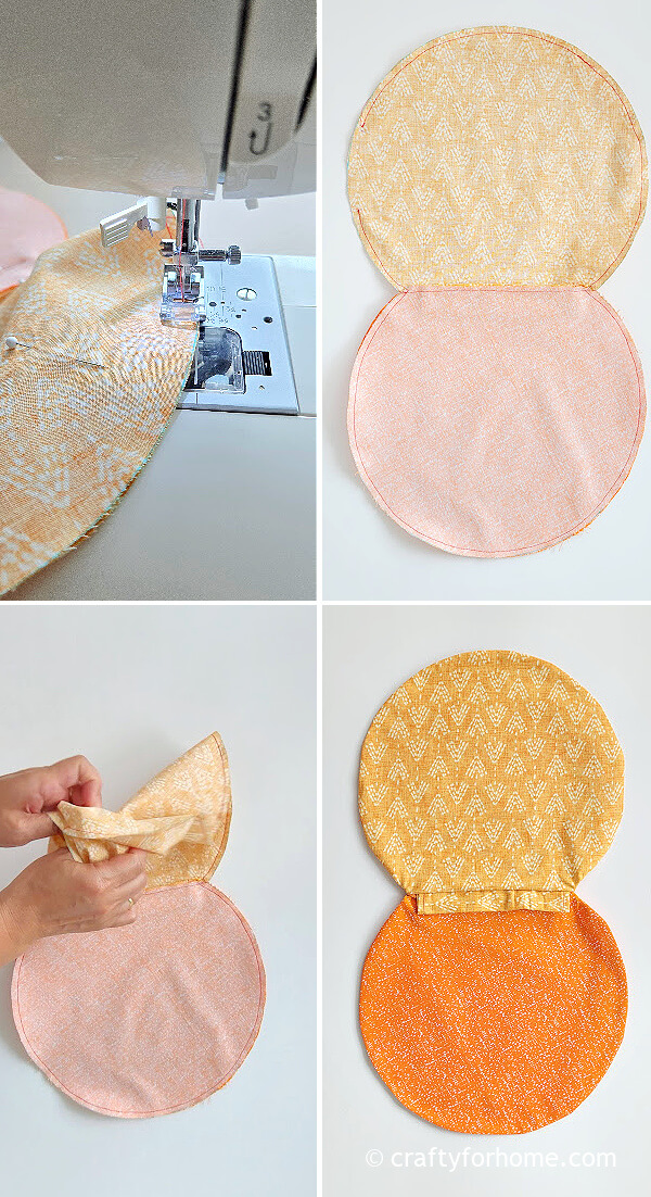 DIY Round Drawstring Bag Trick And Treat | Crafty For Home