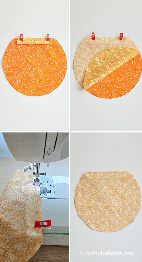 DIY Round Drawstring Bag Trick And Treat | Crafty For Home