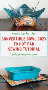 Convertible Bowl Cozy Hot Pad | Crafty For Home