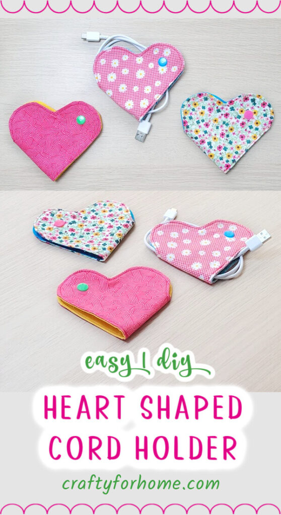 Heart Shape Cord Keeper | Crafty For Home