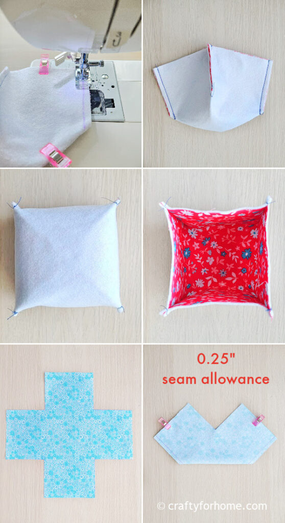 Mini Fabric Basket Tutorial | Crafty For Home