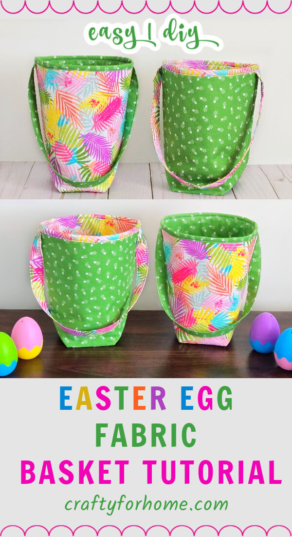 Fabric Easter Basket Tutorial | Crafty For Home
